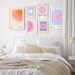 Angel Number Poster Set of 6 Trendy Gradient Aura Energy - Etsy