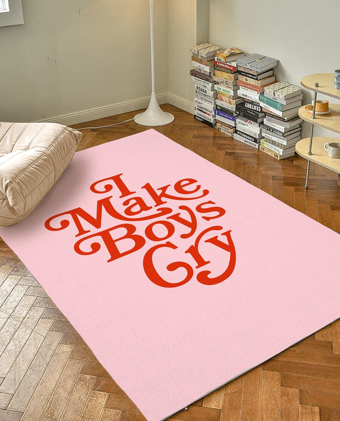 Retro Pink Aesthetic Carpet Funky Danish Pastel Decor Rug - Etsy