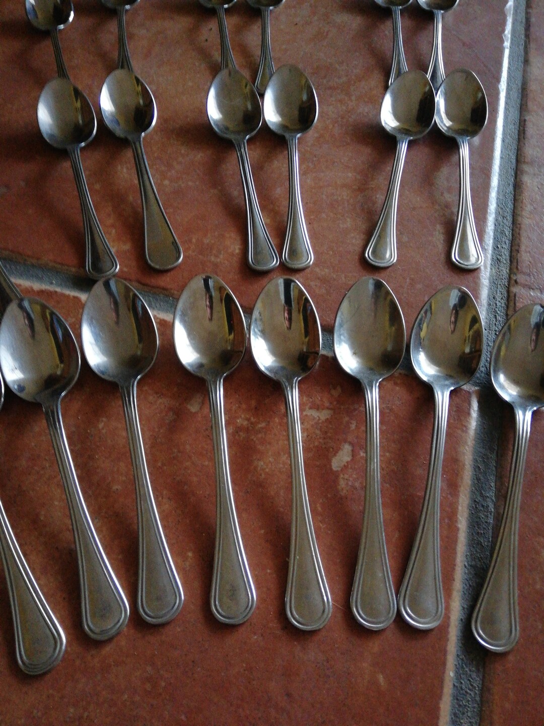 Vintage Set of 10 INOX Brand RIV 18 10 Stainless Steel Forks Designed ...