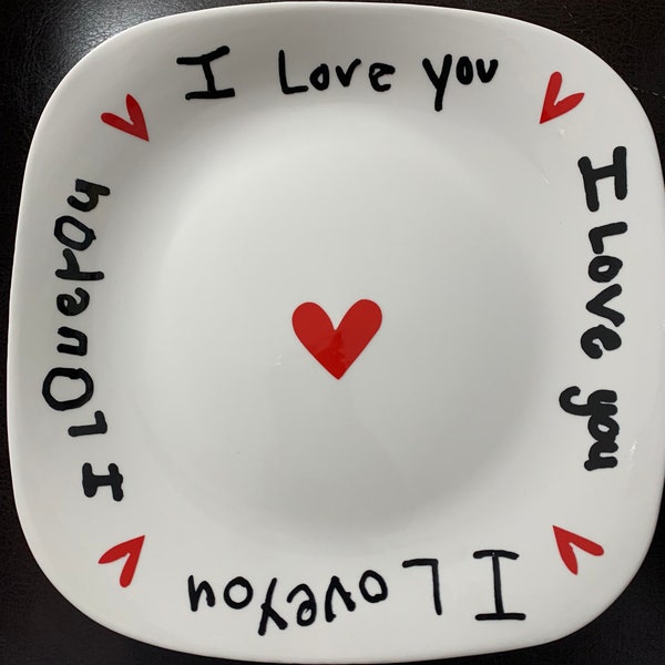 Made With Love Plate - Etsy