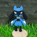 ENG/ESP Riolu Pattern Amigurumi PDF - Etsy