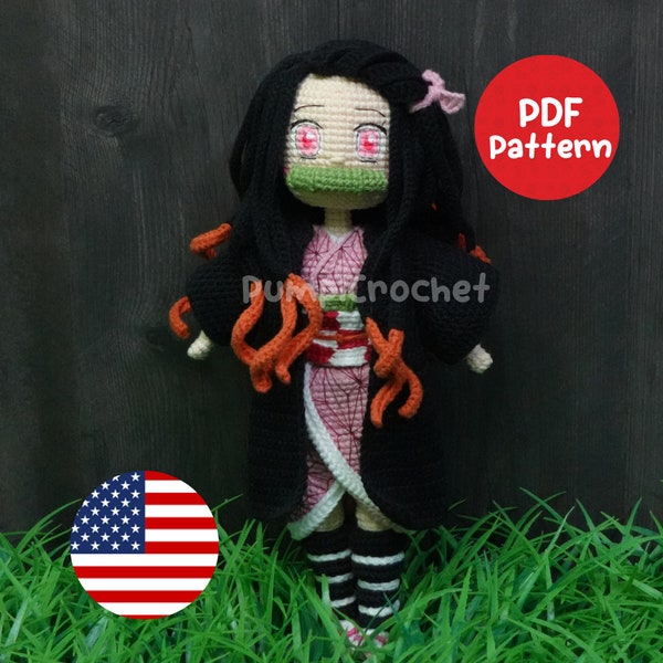 Nezuko Pattern Svg - Etsy