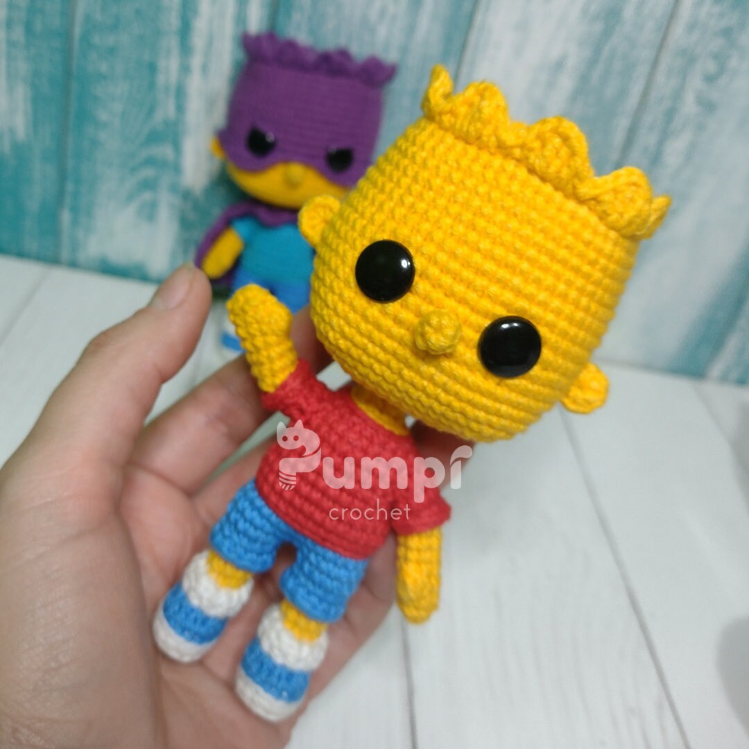 ENG/ESP Bartman Pattern Amigurumi PDF - Etsy