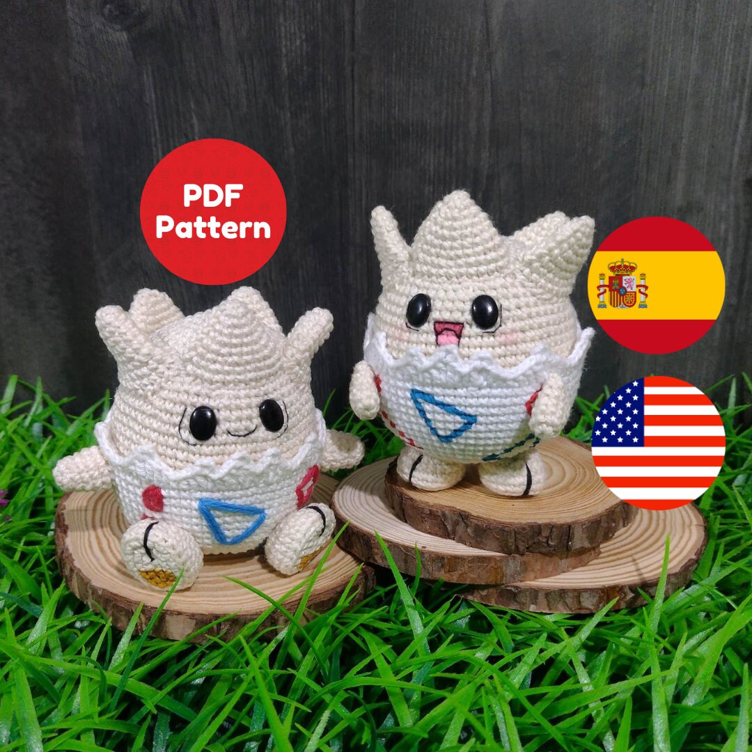 ENG/ESP Togepi Pattern Amigurumi PDF - Etsy