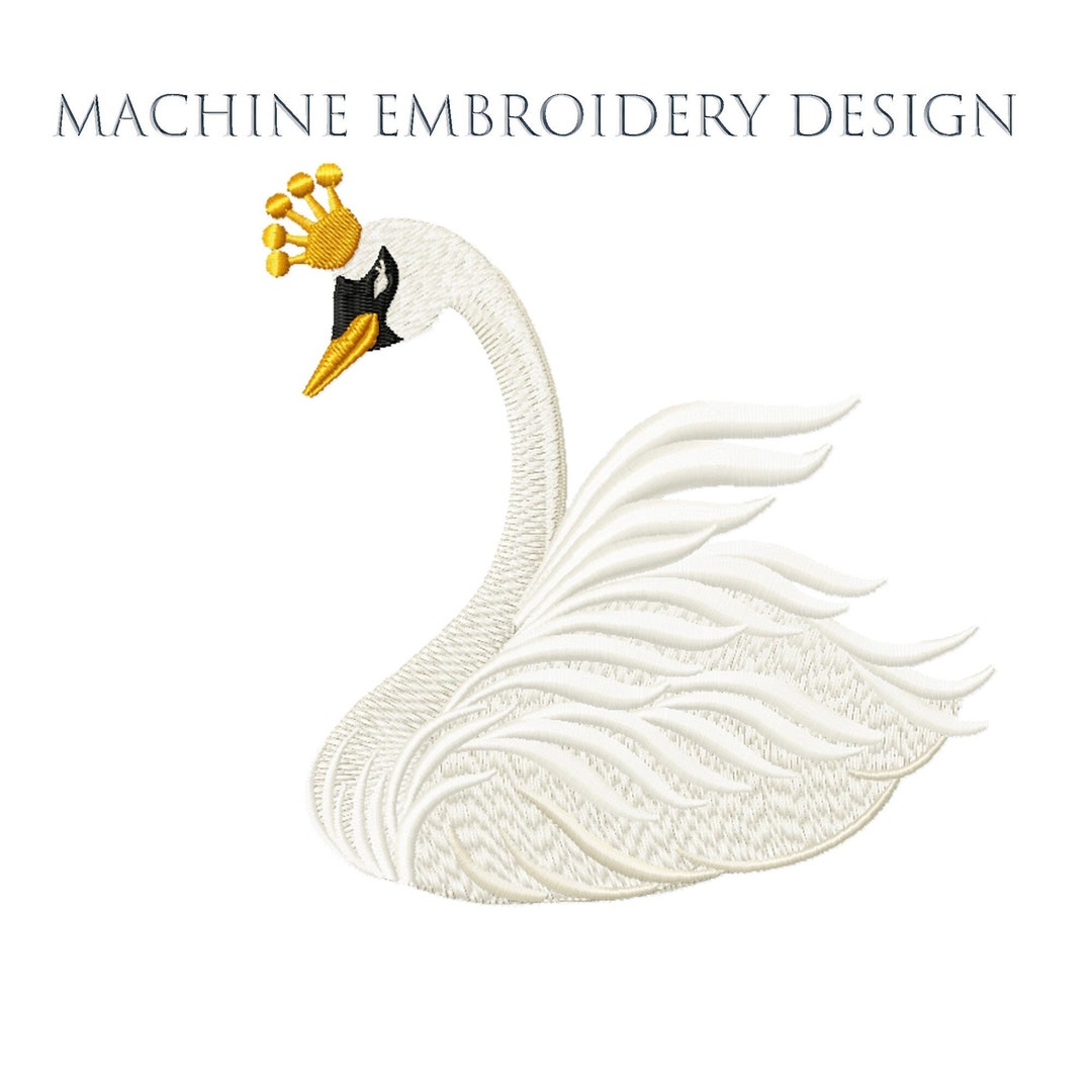 Swan Embroidery Design,swan Embroidery ,animal Embroidery Design ...