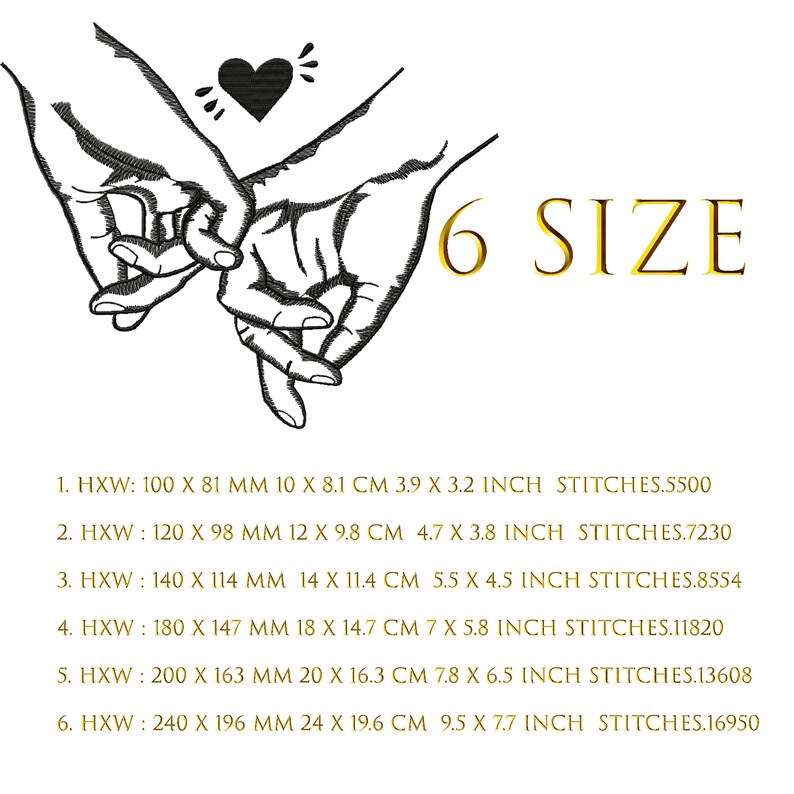Couple Holding Hands Embroidery Designholding Hands - Etsy