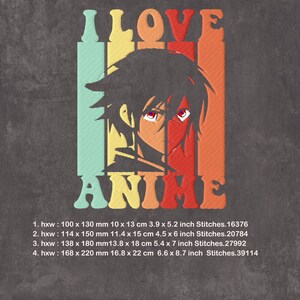 Anime Embroidery Design,anime Embroidery,machine Embroidery File ...