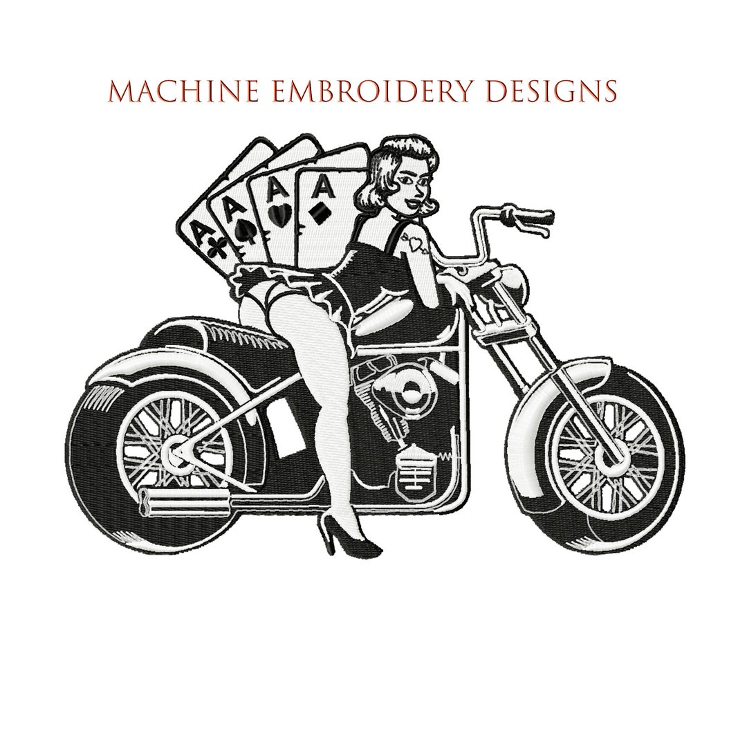 Machine Embroidery Designs,motorcycle Embroidery Design,embroidery ...