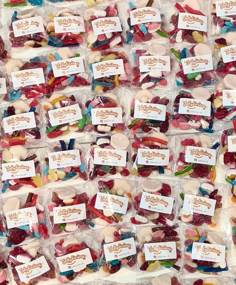 Mini Jelly Sweet Packets, Party Favours, Birthday,wedding, Mehndi - Etsy UK