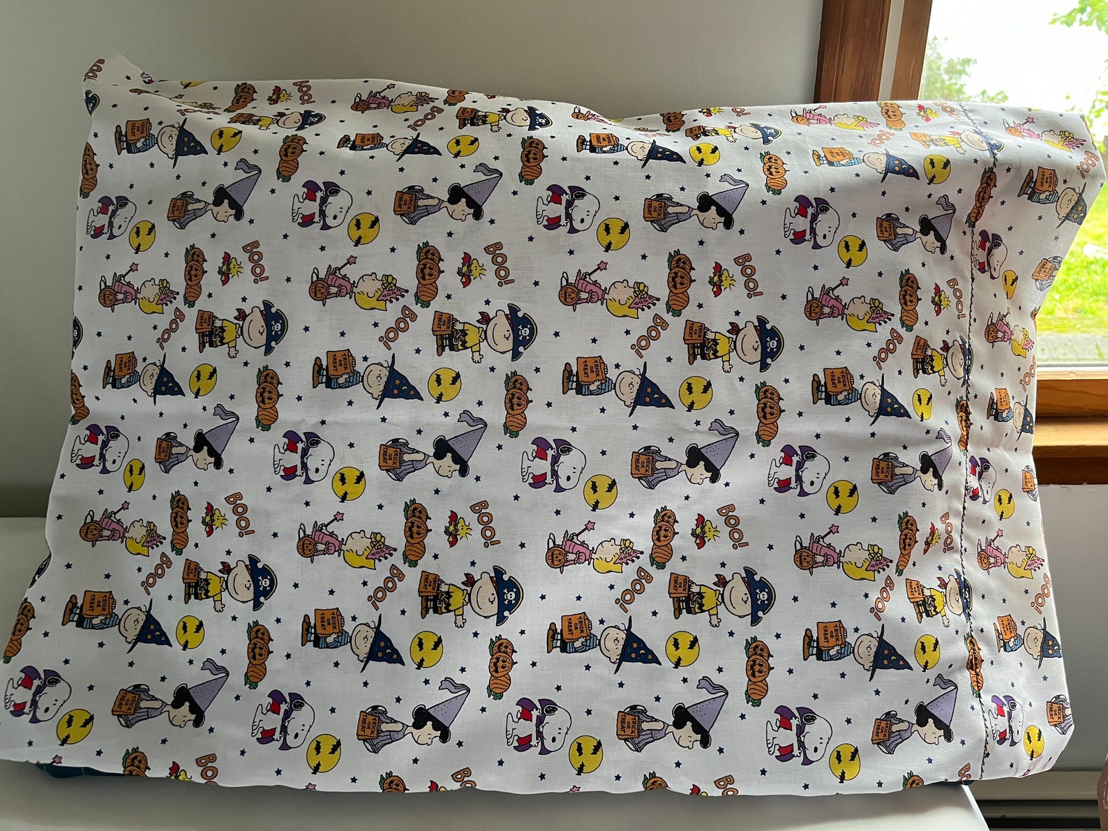 Pillowcase Handmade Charlie Brown Snoopy Peanuts Xmas and - Etsy