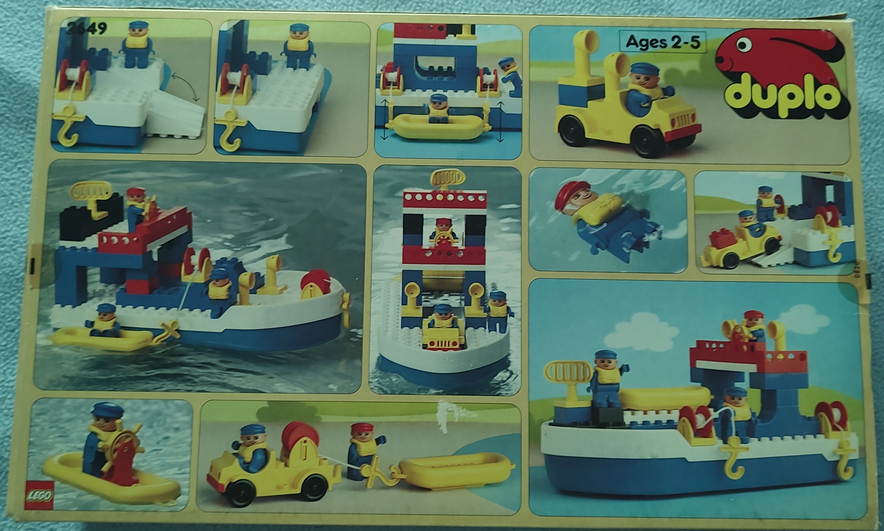 Vintage LEGO Sea Explorer 2649 Duplo Set 100% Complete in Box - Etsy