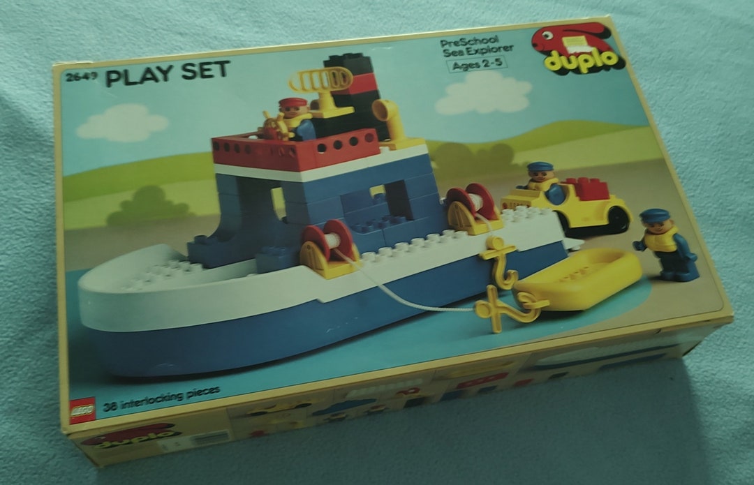 Vintage LEGO Sea Explorer 2649 Duplo Set 100% Complete in Box - Etsy