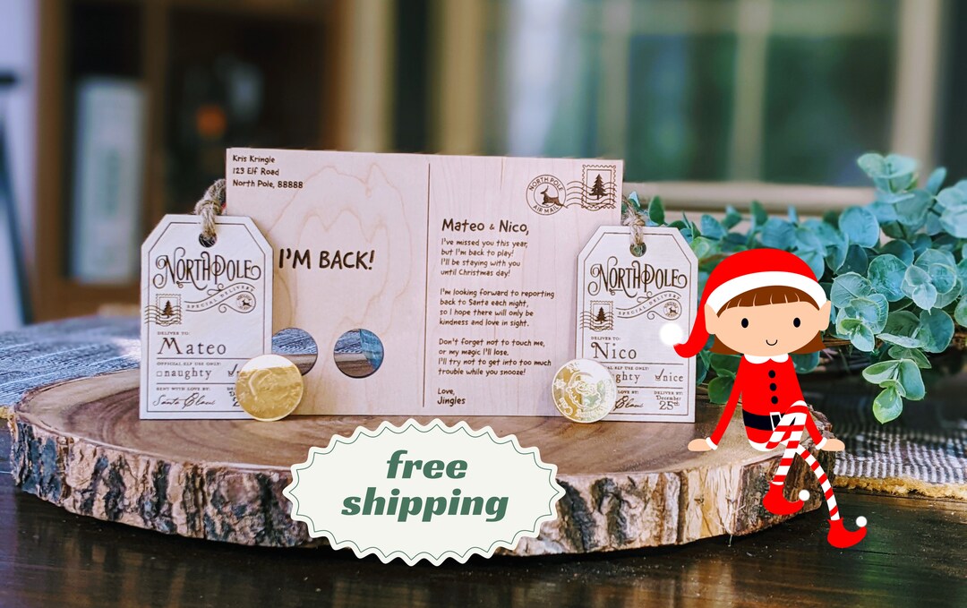 Ultimate Welcome Back Elf Gift Pack | Includes Personalized Postcard ...