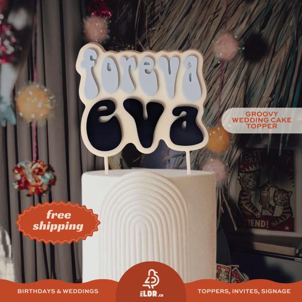Foreva Eva Cake Topper - Etsy