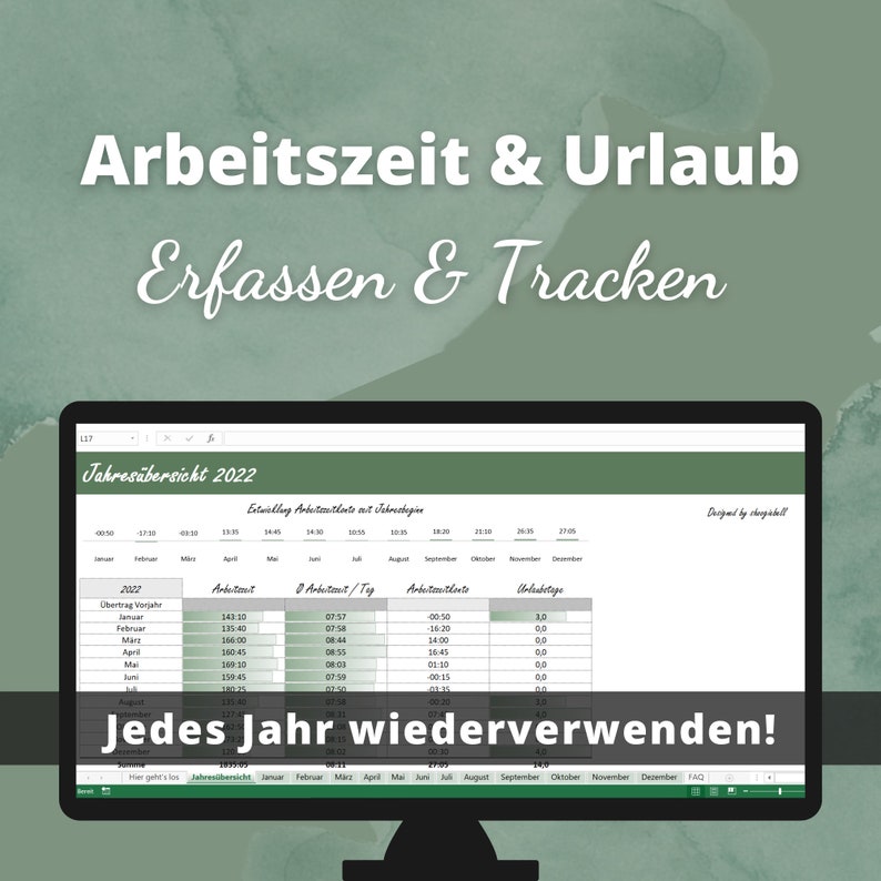 Timesheet Digital Excel Template - Etsy UK