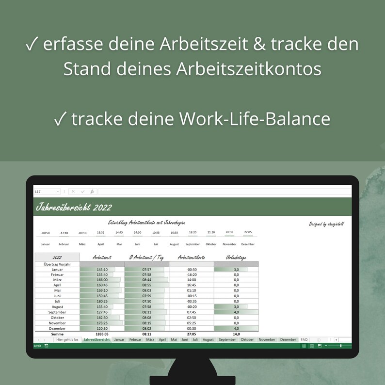 Timesheet Digital Excel Template - Etsy UK