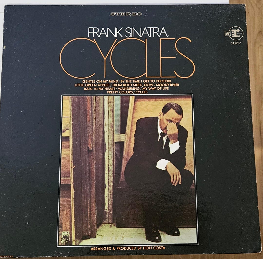 Frank Sinatra - Cycles - Vintage Vinyl - LP Released 1968 - Rare Find ...