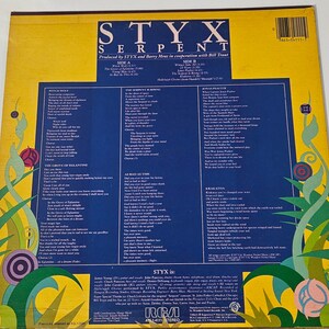 Styx - Serpent - Vintage Vinyl - LP Released 1980 - Etsy