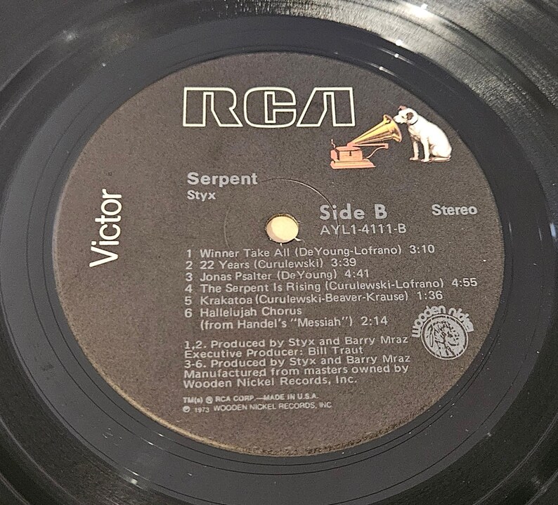 Styx - Serpent - Vintage Vinyl - LP Released 1980 - Etsy