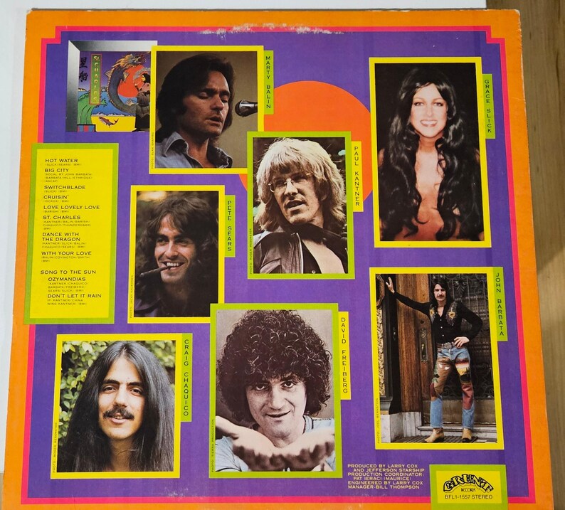 Jefferson Starship "spitfire" - Vintage Vinyl - LP Released 1976 - Etsy