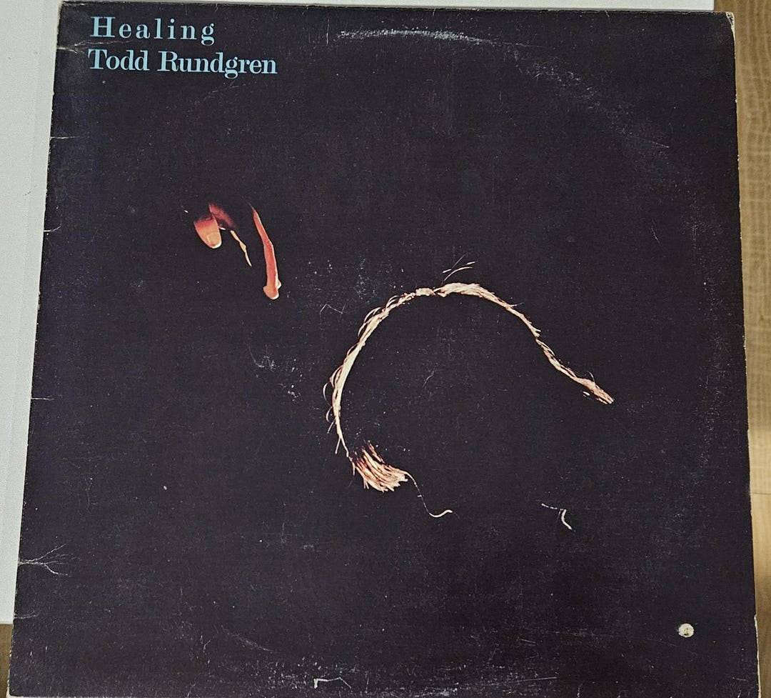 Todd Rundgren - "healing" - Vintage Vinyl - LP Released 1981 - Rare ...