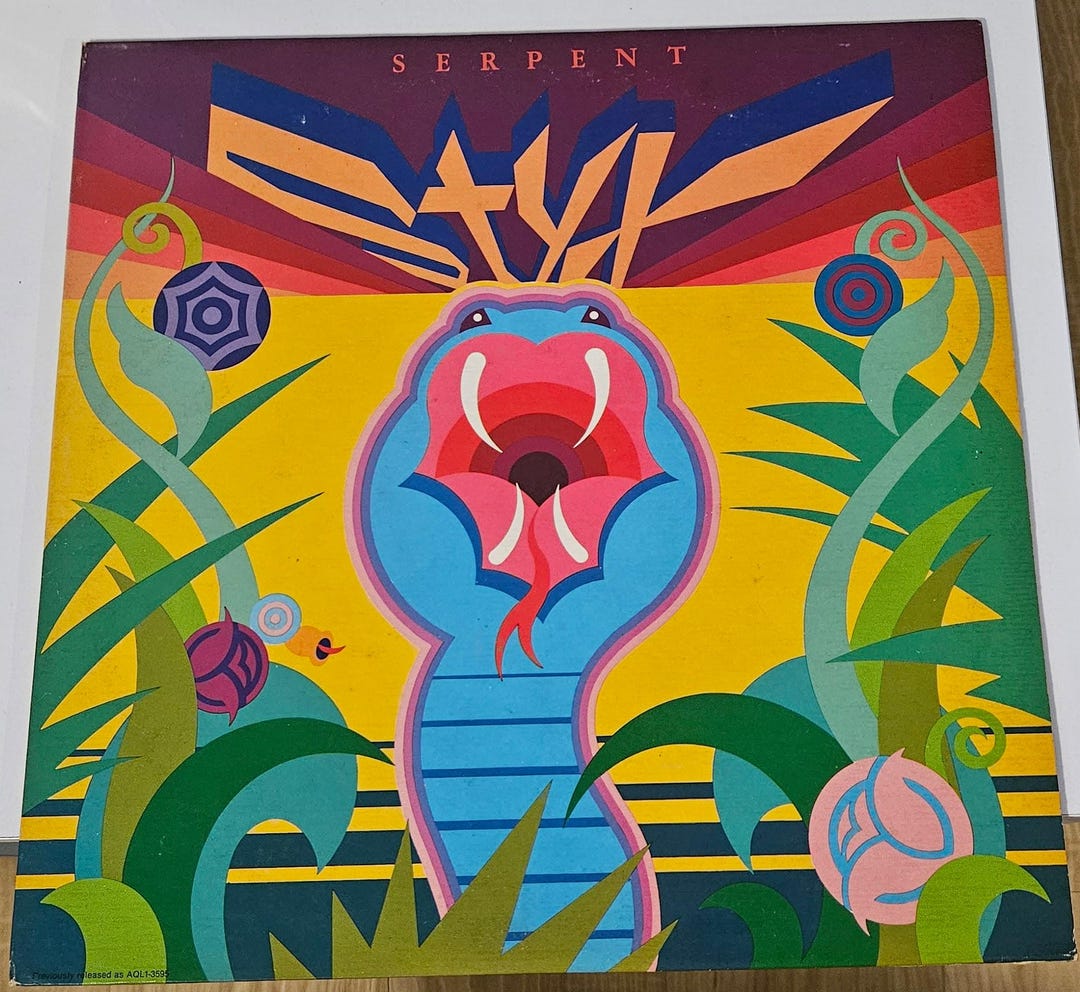 Styx - Serpent - Vintage Vinyl - LP Released 1980 - Etsy
