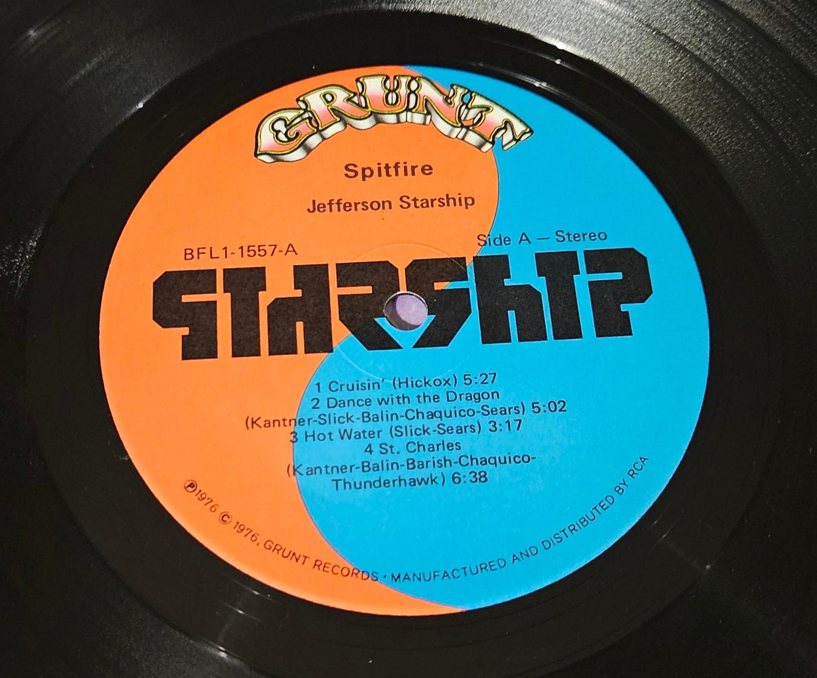 Jefferson Starship "spitfire" - Vintage Vinyl - LP Released 1976 - Etsy