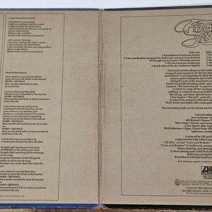 Yes - "fragile" - Vintage Vinyl - LP Released 1971 - Etsy