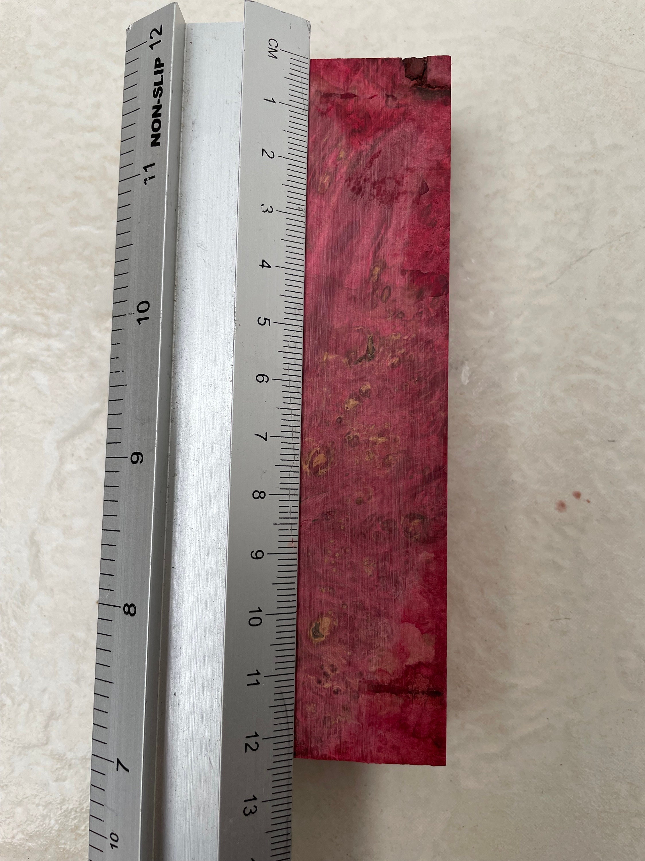 Stabilised Red Dye Maple Burl Spalted Blank - Etsy UK