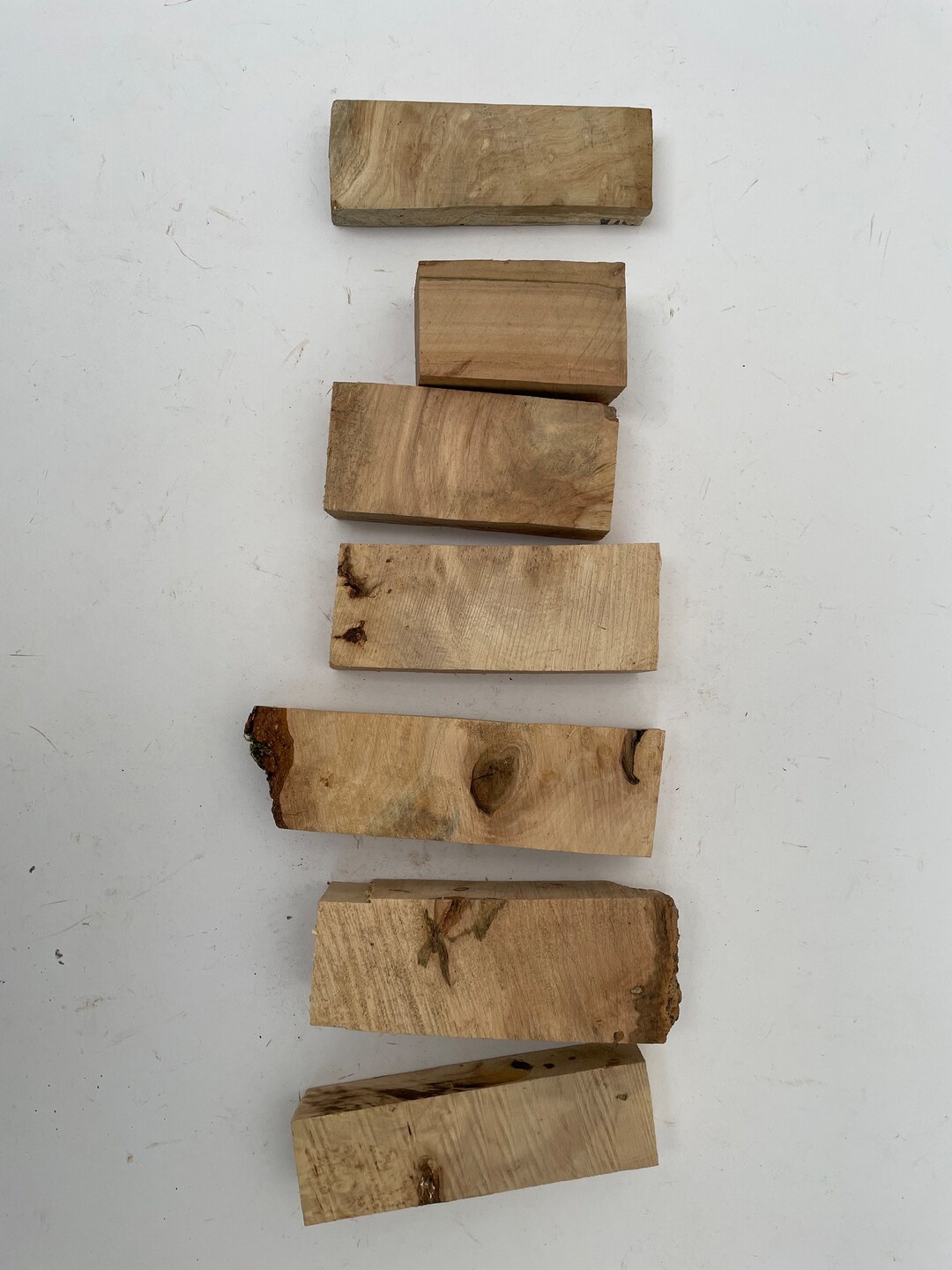Maple Wood Spalted Blanks 7 Blanks in Set - Etsy