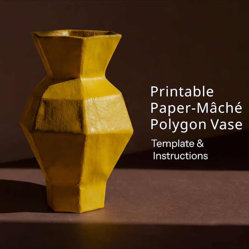 Printable Vase Templates - Etsy