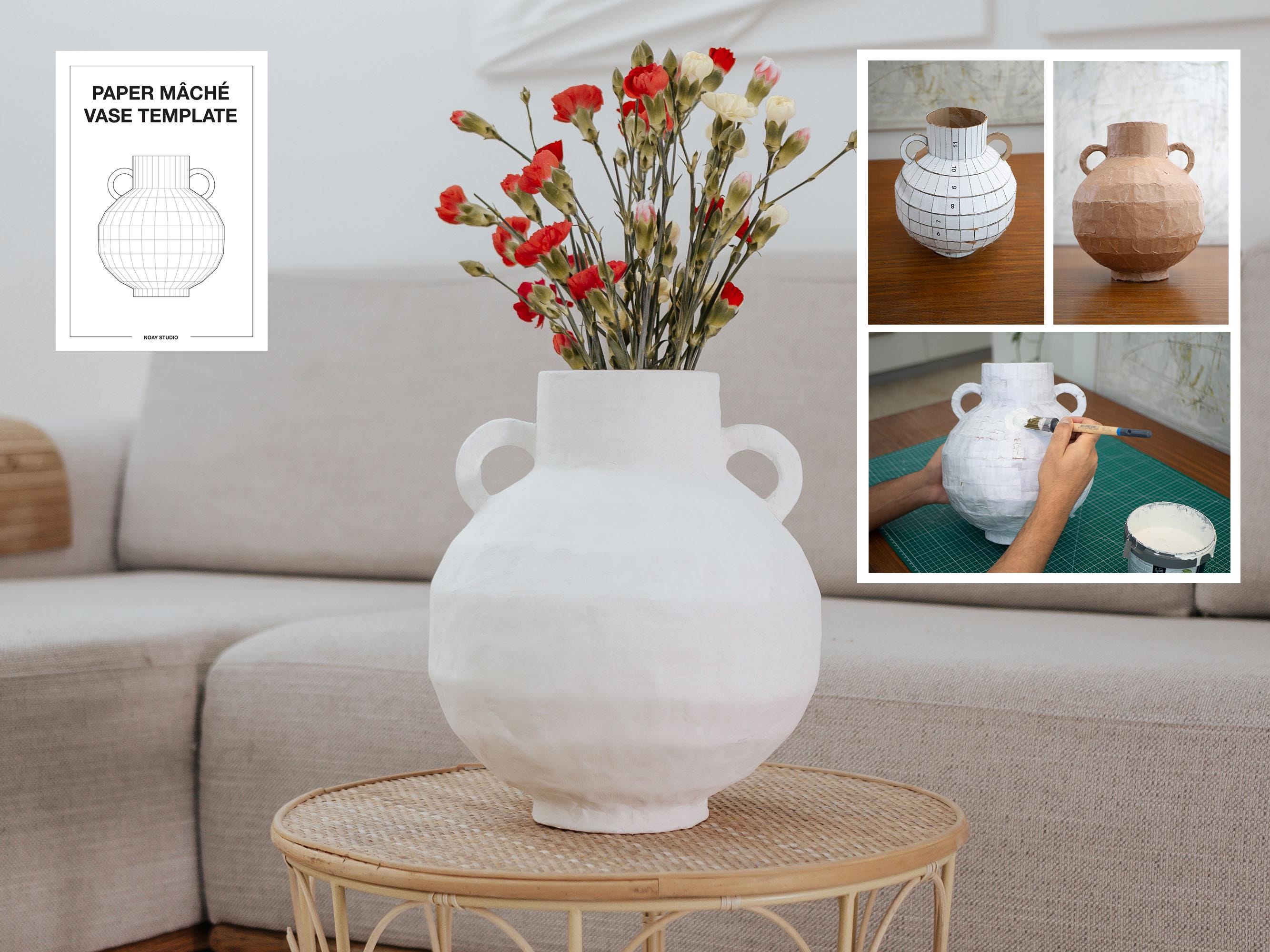 Cardboard & Paper Mâché Template PDF, Bundle of 5 Downloadable Paper ...