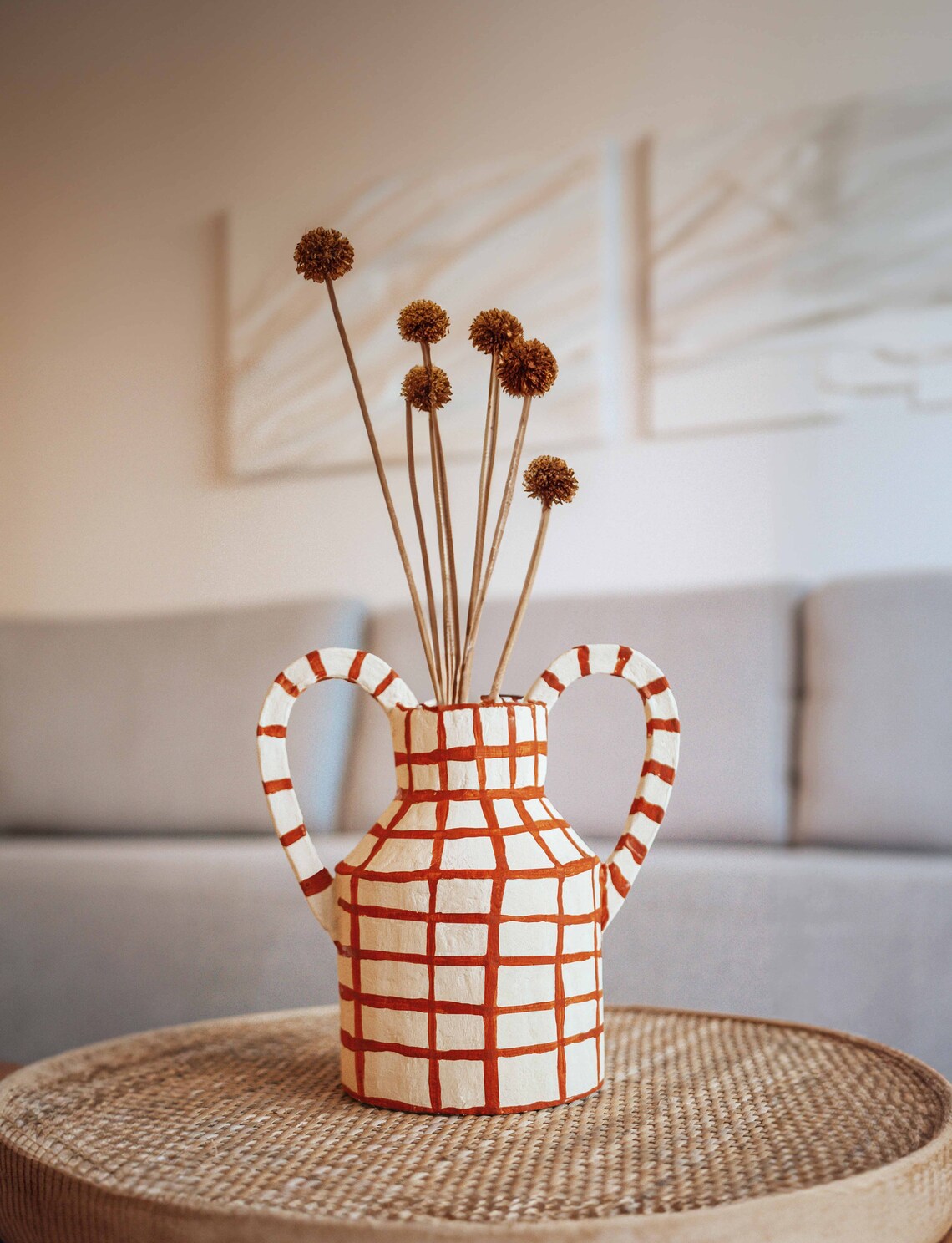 Cardboard & Paper Mâché Template PDF, Downloadable Paper Vase Template ...