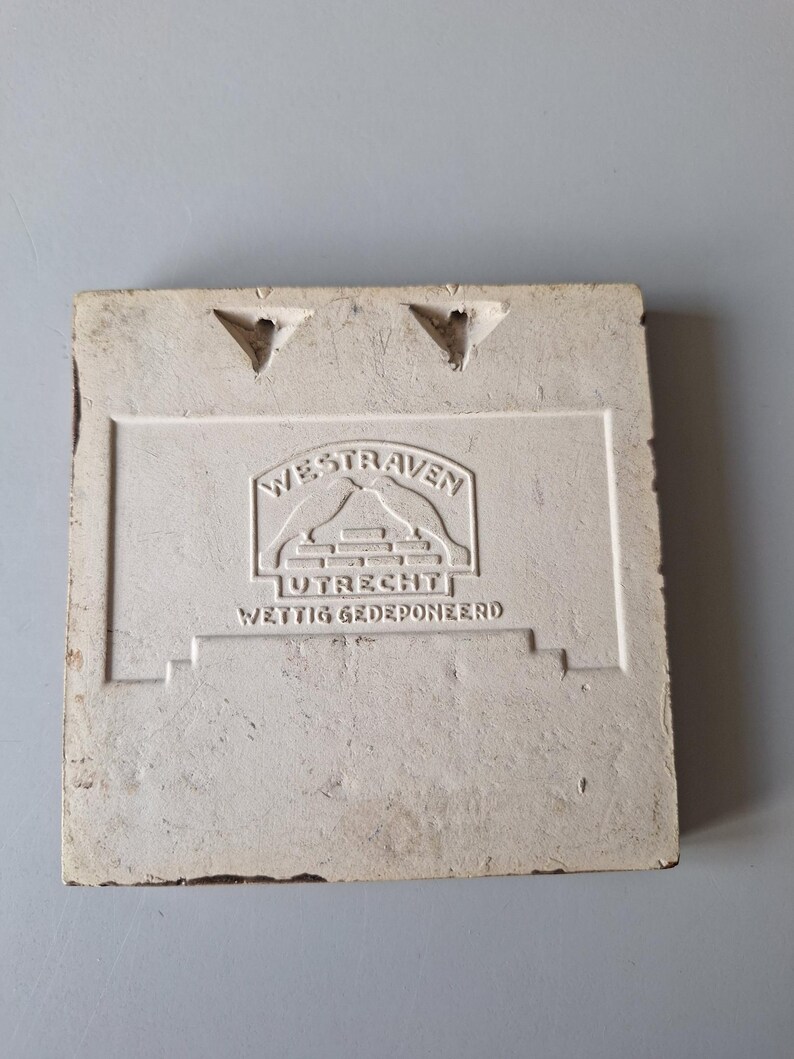 Cloisonne Tile Westraven: the Prison Gate in the Hague - Etsy