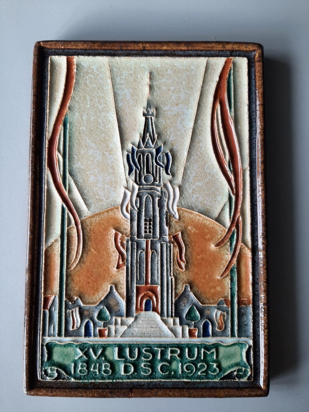 Cloisonne Tile Porceleyne Fles on the Occasion of the 15th Anniversary ...