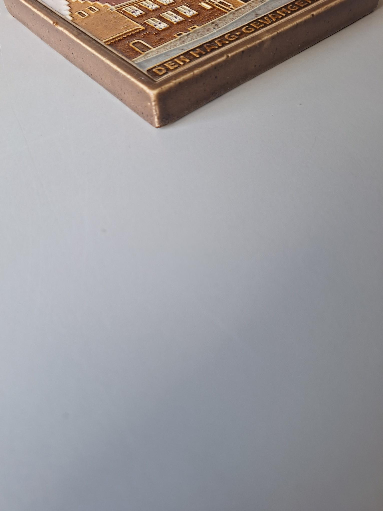 Cloisonne Tile Westraven: the Prison Gate in the Hague - Etsy