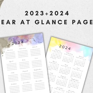 Printable Calendar 2023 & Calendar 2024, Perpetual Calendar 2023 ...