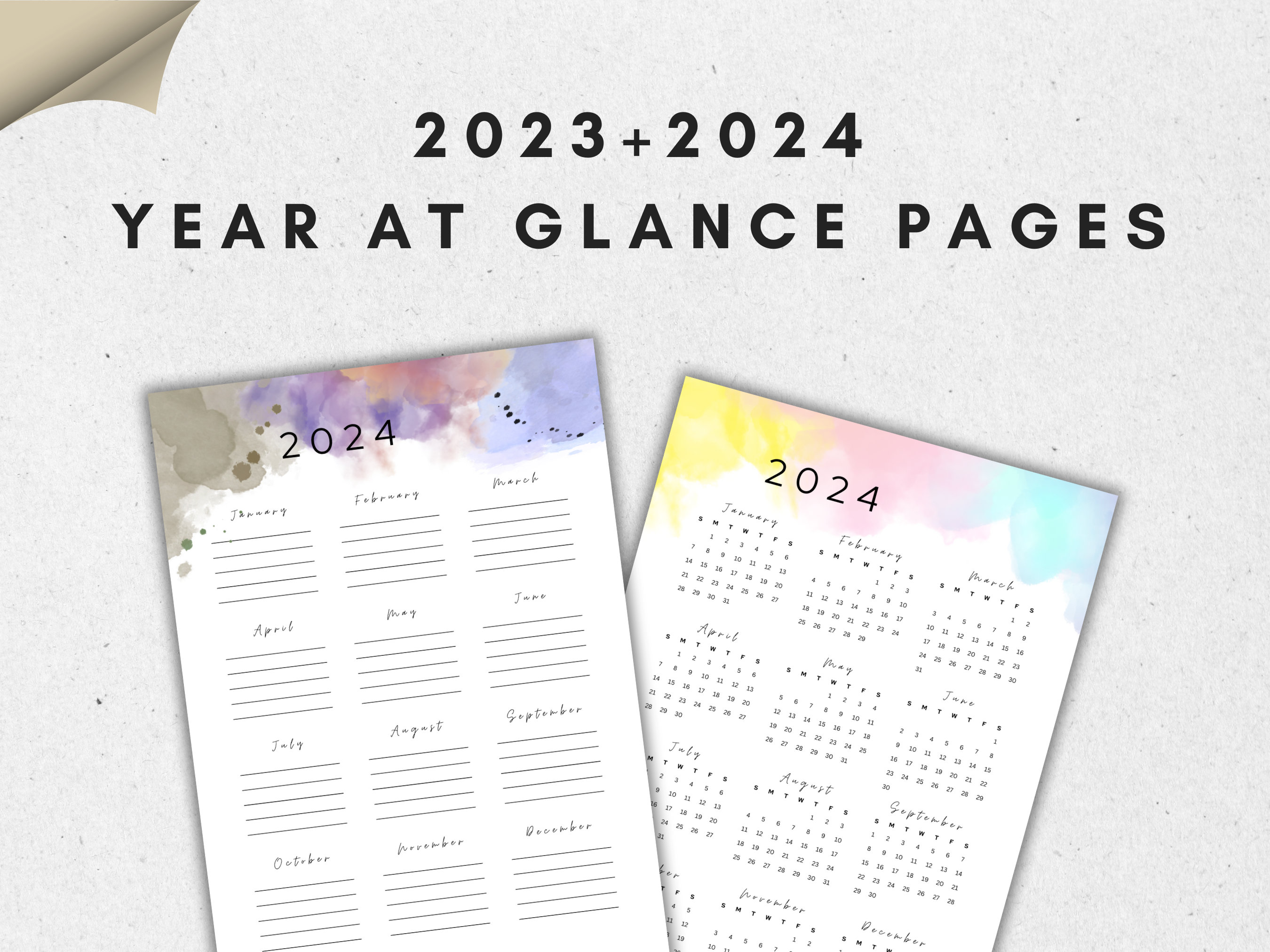 Printable Calendar 2023 & Calendar 2024, Perpetual Calendar 2023 ...