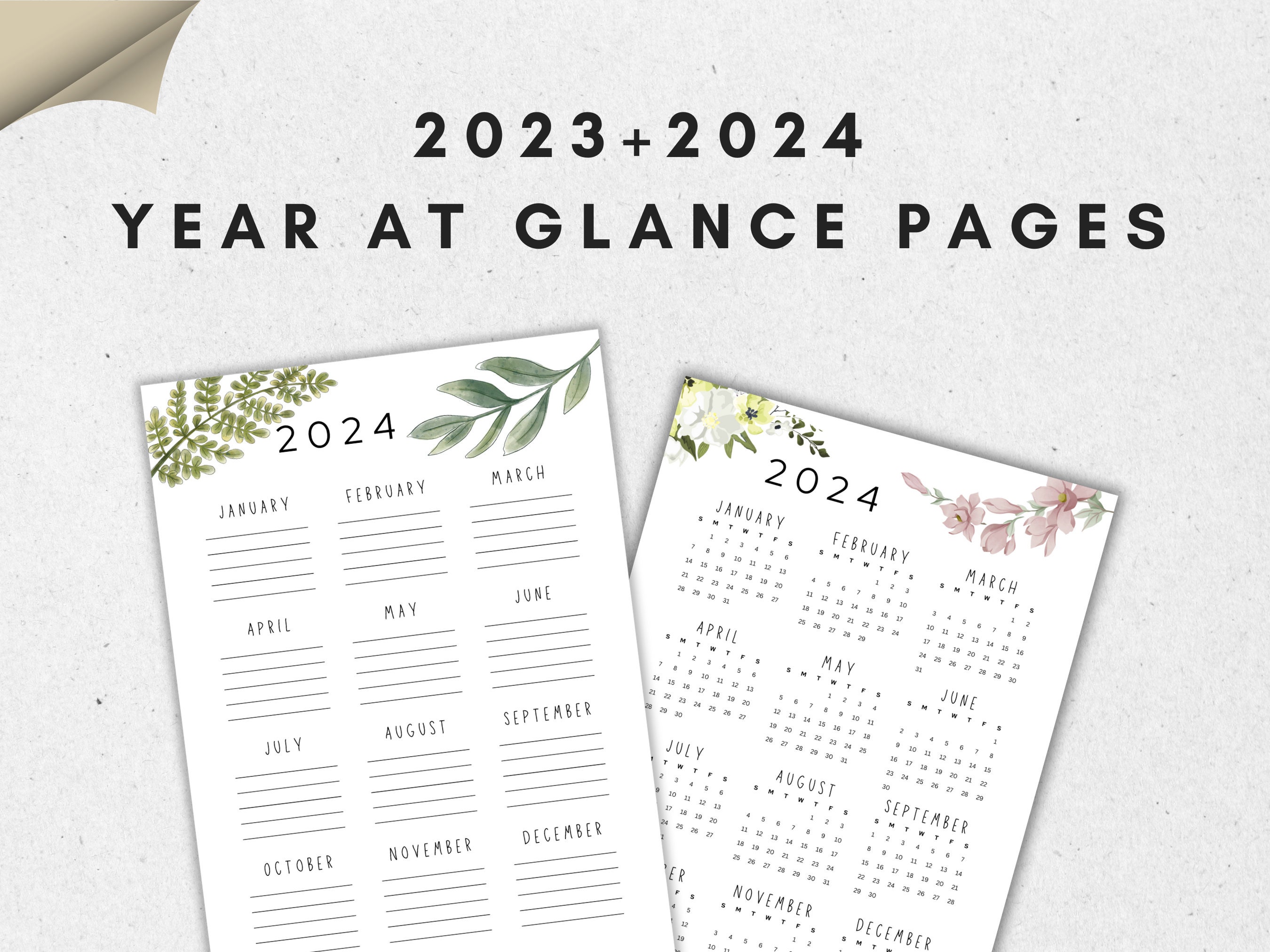 Printable Calendar 2023 & Calendar 2024, Perpetual Calendar 2023 ...