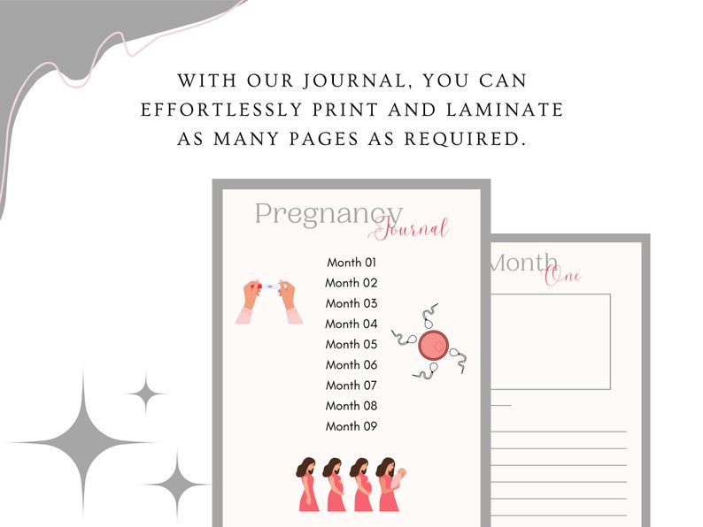 Pregnancy Journal Printable Printable Pregnancy Planner Pregnancy Gift ...