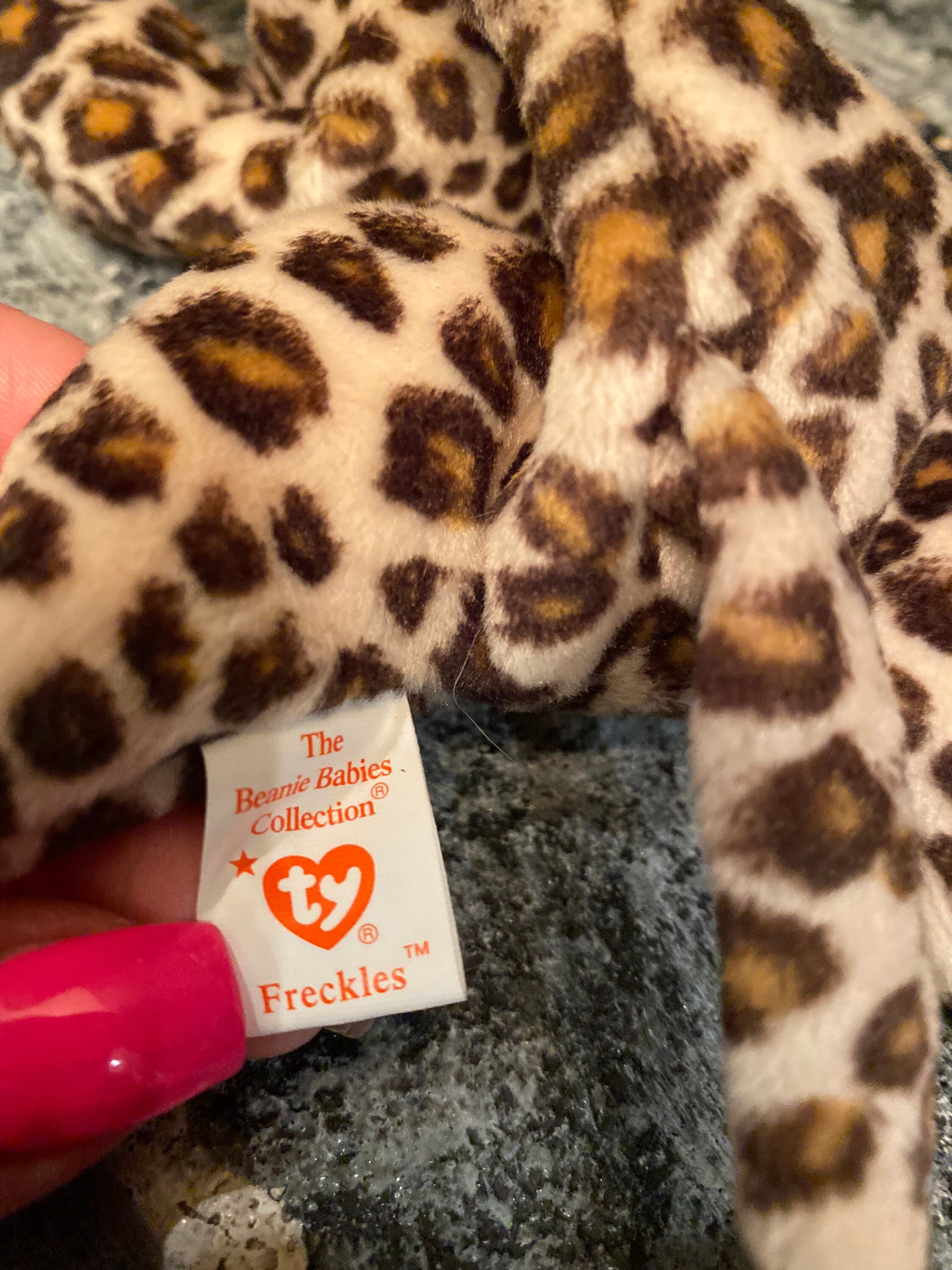 Freckles the Leopard Ty Beanie Baby - Etsy