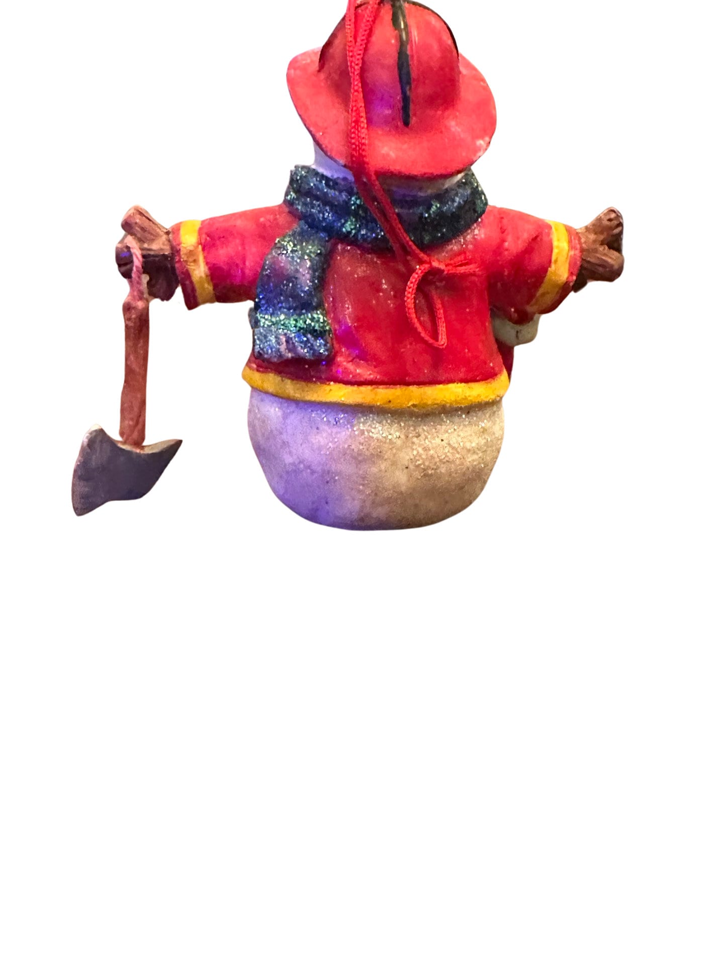 Snowman Firefighter Ornament see Description - Etsy