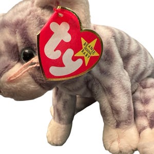 Silver the Cat Ty Beanie Baby - Etsy