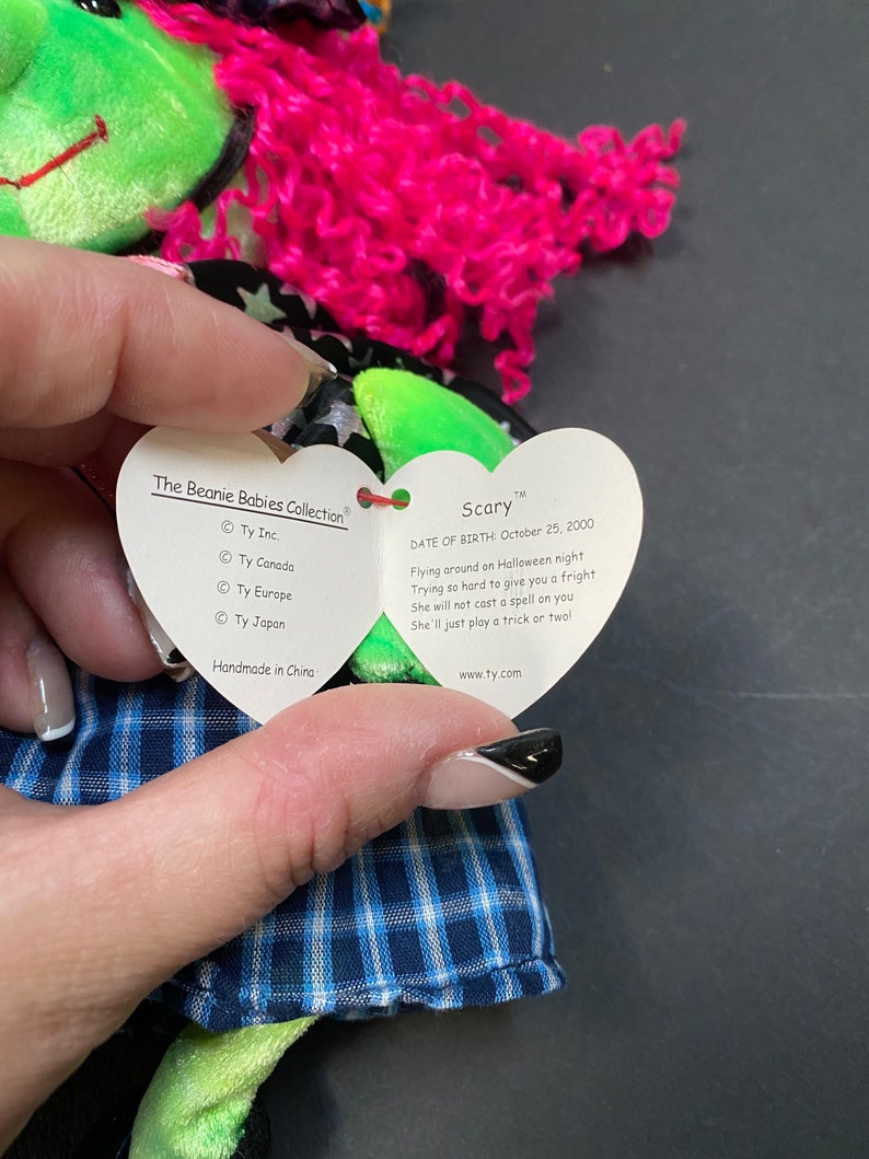 Scary the Witch Ty Beanie Baby - Etsy
