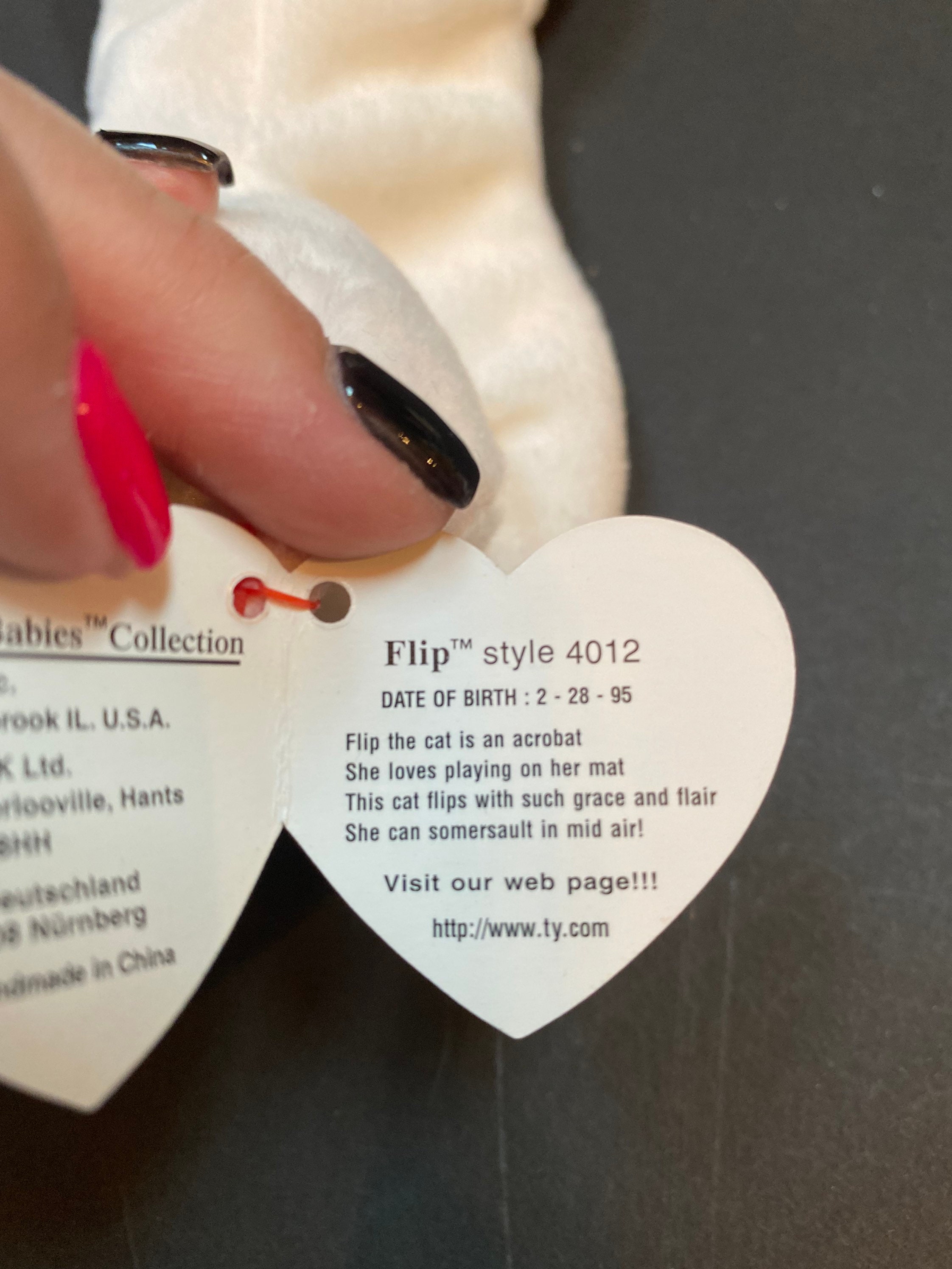 Flip the Cat Ty Beanie Baby - Etsy