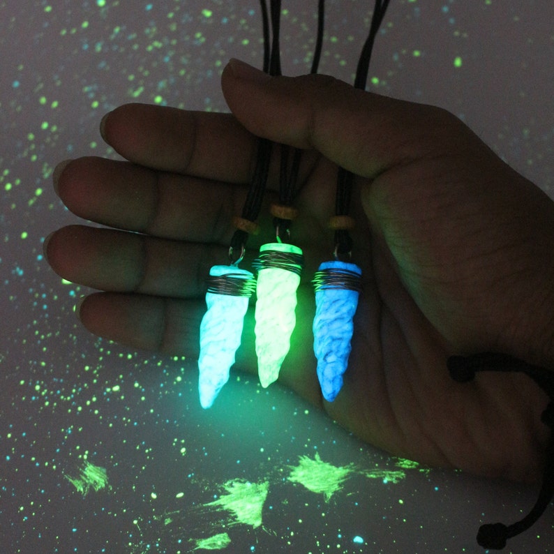 3 Pieces Necklaces Glow in the Dark | Glow in the Dark | Luminous Stone ...