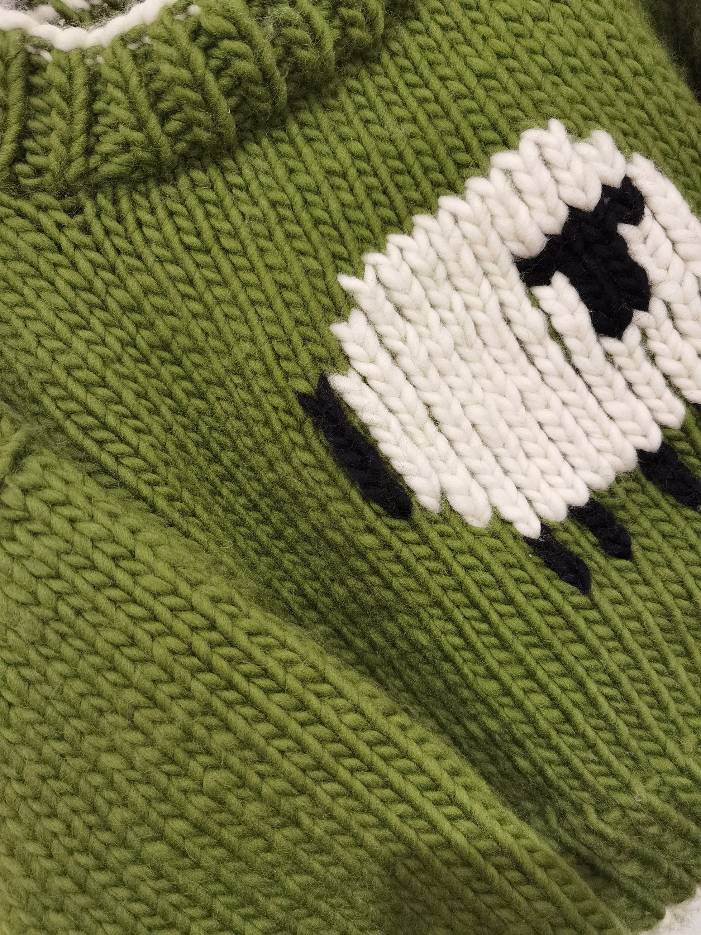 Chunky Knit Sweater With Sheep Pattern Oversize Knit Jumper - Etsy