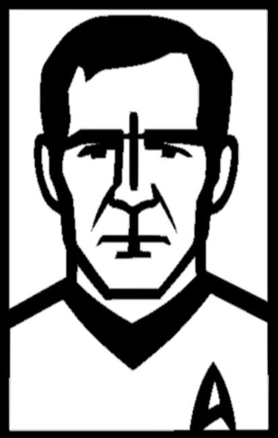 Star Trek Captains SVG Laser Cut File | Kirk Picard Pike Archer Wall ...