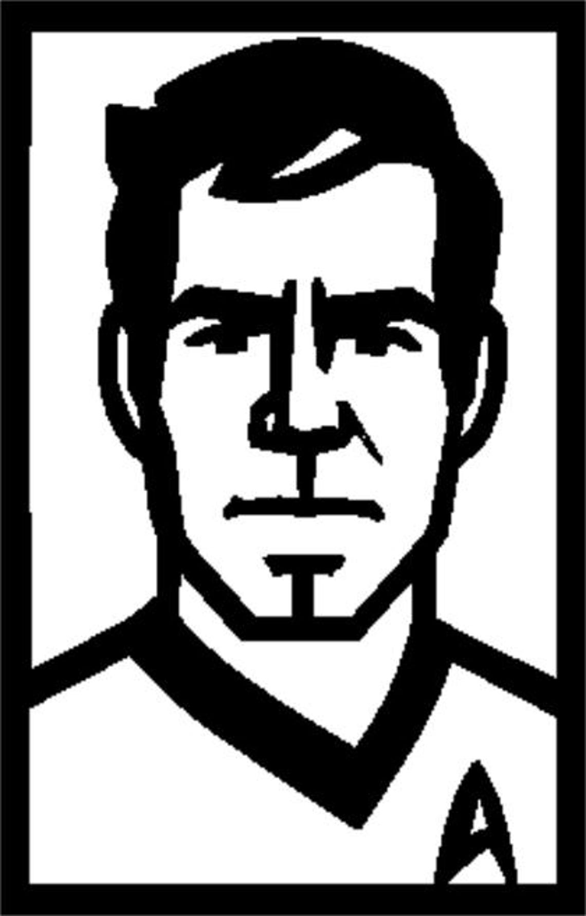 Star Trek Captains SVG Laser Cut File | Kirk Picard Pike Archer Wall ...