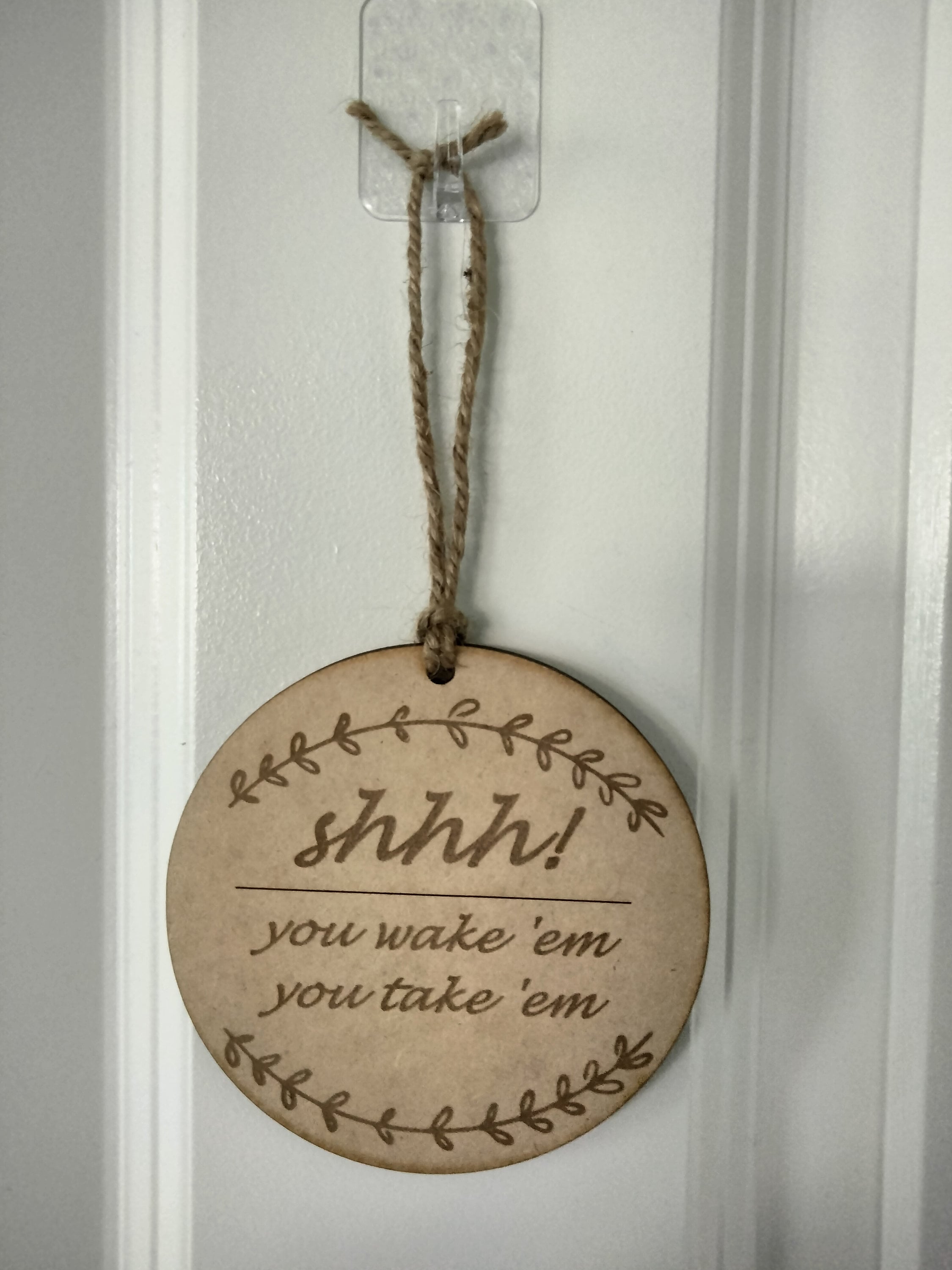 Baby Sleeping Sign for Front Door - Do Not Wake | Nap Time | Happy Hour ...
